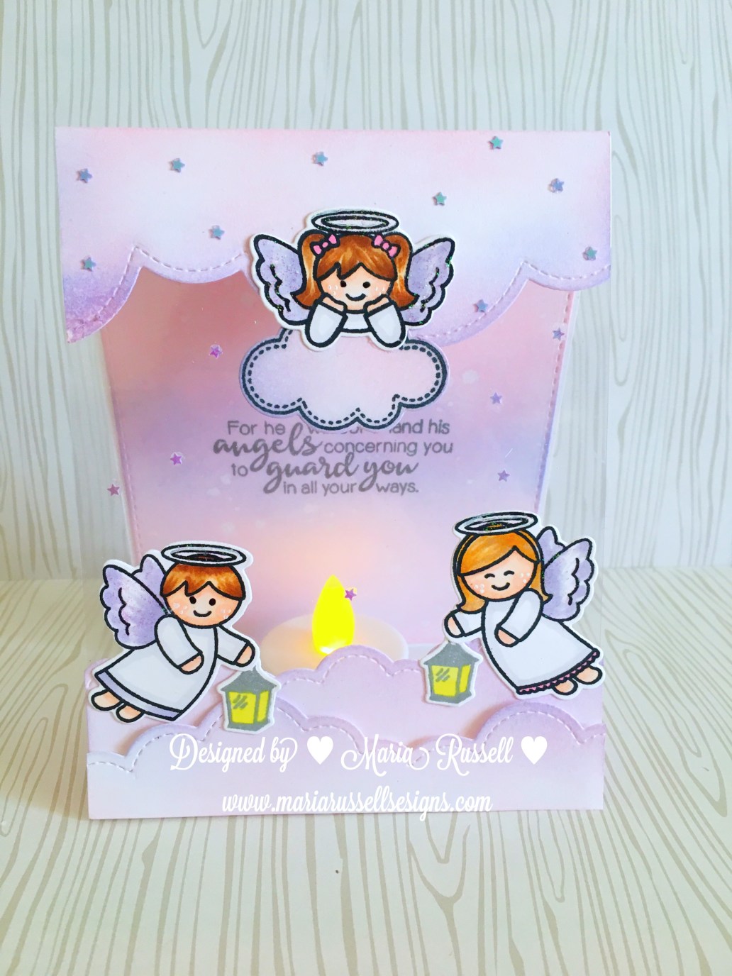 Angel Inspirational Card – Maria Russell Designs