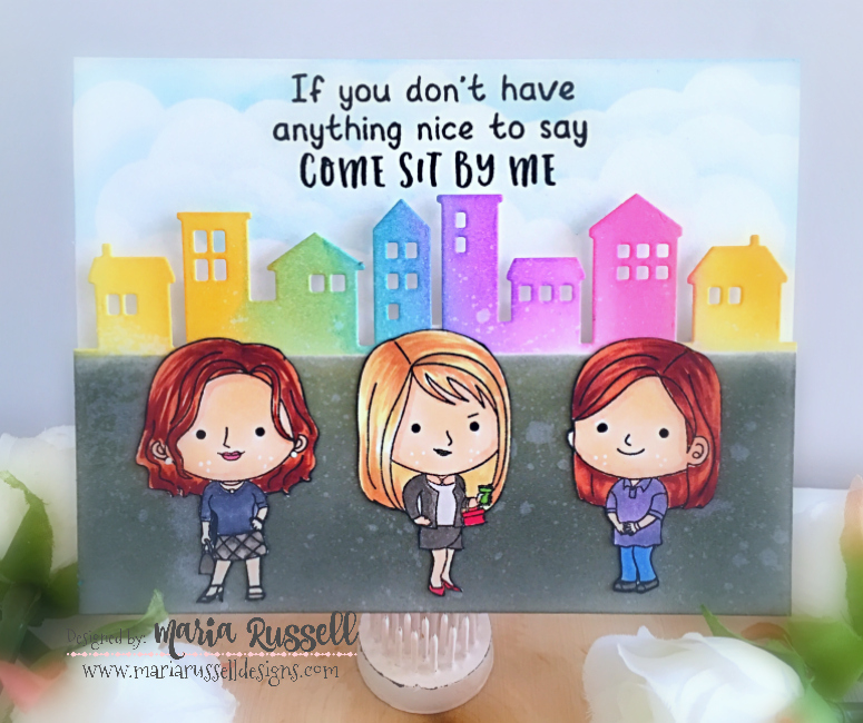 Kindred Stamps July Release – Plastic Friends – Maria Russell Designs