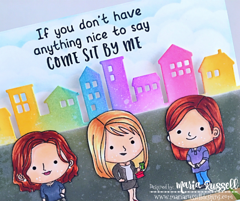 Kindred Stamps July Release – Plastic Friends – Maria Russell Designs