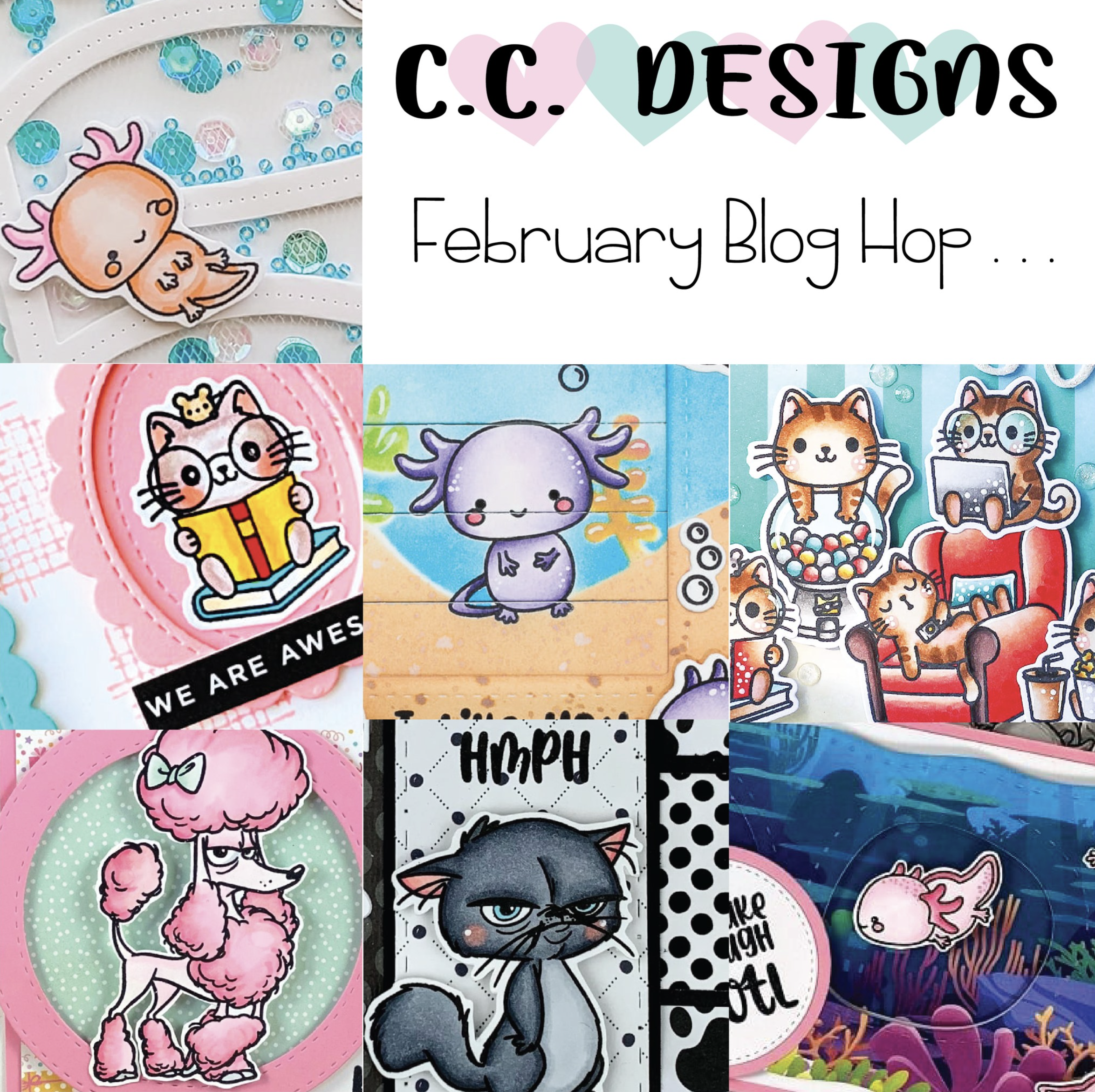 CC Designs CRAZY CRITTERS FEBRUARY BLOG HOP + GIVEAWAY – Maria Russell ...