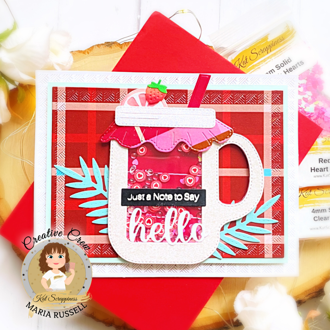 Mason Jar Shaker Die Card with Kat Scrappiness – Maria Russell Designs
